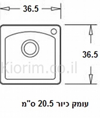 גינזבורג - יבוא שיווק ואספקת מוצרי סניטציה | כיור מטבח יחיד בלנקו ...