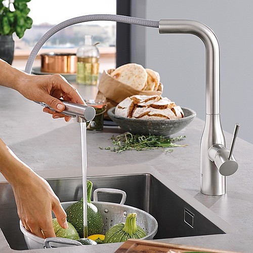 גינזבורג - יבוא שיווק ואספקת מוצרי סניטציה | ברז מטבח גרואה נשלף אסנס ...